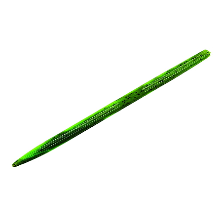 worm plastic lure tackle Strike King Shim-E-Stick Watermelon Chartreuse ...