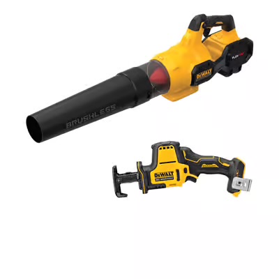 DeWALT Brushless Blower & Reciprocating Saw w/ Battery & Charger - 2026 ...