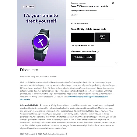 Xfinity Mobile: Samsung Galaxy Watch Ultra, 2025, Blue Titanium $350 ...