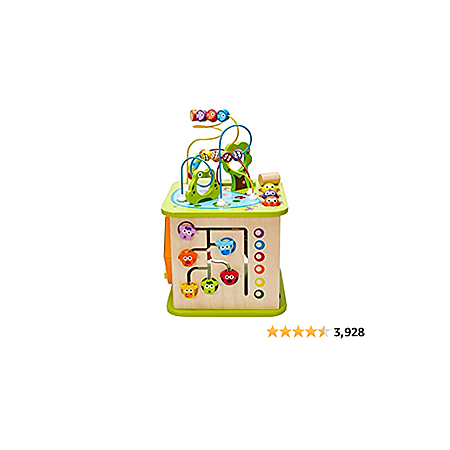 Country Critters Wooden Activity Play Cube by Hape | Wooden Learning ...
