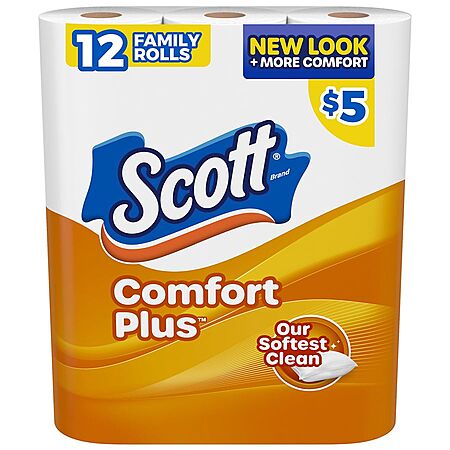 Scott 4-Pack 88-Sheet Paper Towels & 12-Ct Scott ComfortPlus 1-Ply ...