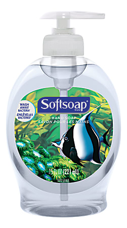 Softsoap® Aquarium Design Liquid Hand Soap, Unscented, 7.5 Oz Pump ...