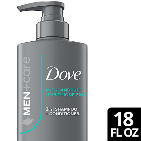 Dove Men+Care 2-in-1 Shampoo + Conditioner to Moisturize Dandruff ...