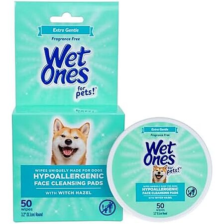 Wet Ones for Pet Face Cleansing Pads for Dogs, Fragrance Free - Extra ...