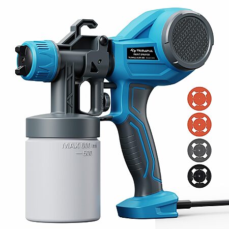 Tilswall Paint Sprayer Ideal for Beginners, Ultra Lightweight Spray ...