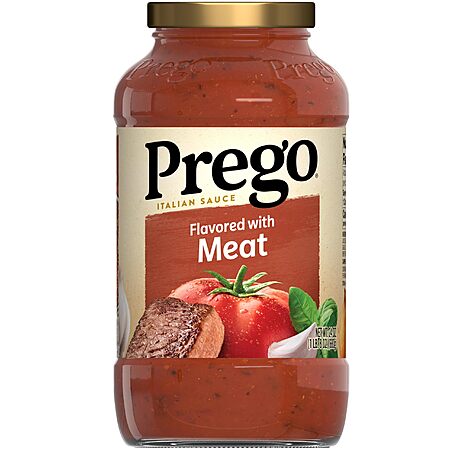 PREGO Pasta Sauce Meat Flavored 24oz Jar $1.81 S&S AMAZON - 2026-06-04