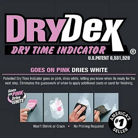 $3.68 FS Walmart+ or Pick Up DAP DryDex 5.5 oz Pink/White Dry Time ...
