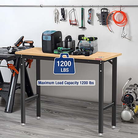 $100 FS WALMART by GreatStar: WORKPRO 48"x 20" Garage Workbench with ...