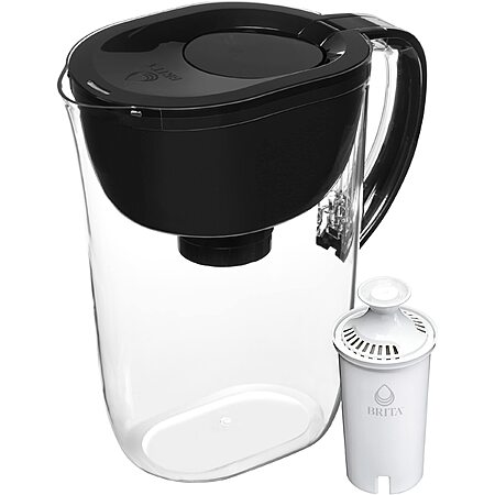 10-Cup Brita Water Filter Pitcher w/ Smartlight indicator & 1 Standard ...