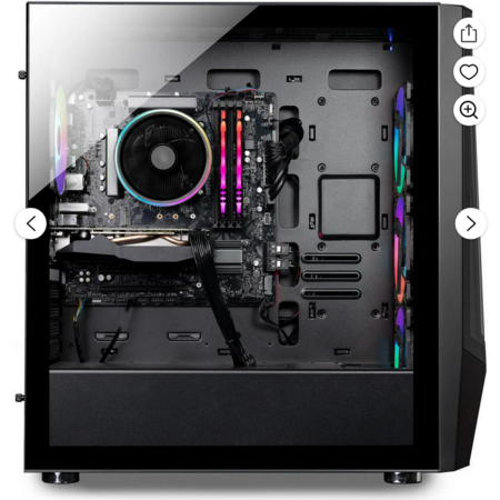 Open Box iBuypower Ryzen 7 7700 3.8GHz AMD Radeon RX 7800XT 16GB 16GB ...