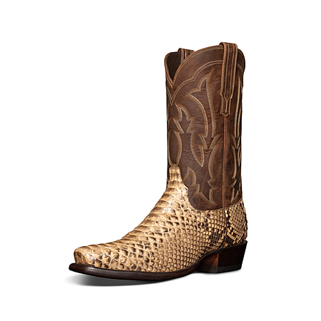 Clearance Tecovas Python Men’s Boot The Barton - Black Sand - $179 ...