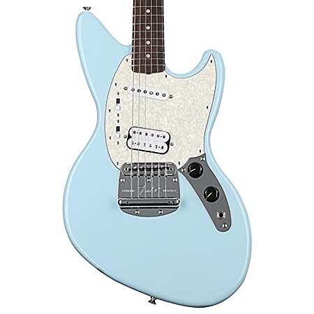 Fender Kurt Cobain Jag-Stang Guitar, Rosewood Fingerboard, Sonic Blue ...