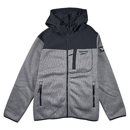 Reebok Textured Soft Woven Hooded Fleece Jacket - Men's $15.99 - 2026-01-05