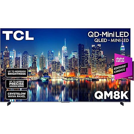 98" TCL QM8 Series 4k Mini-LED TV $2799 at NFM (with Best Buy price ...