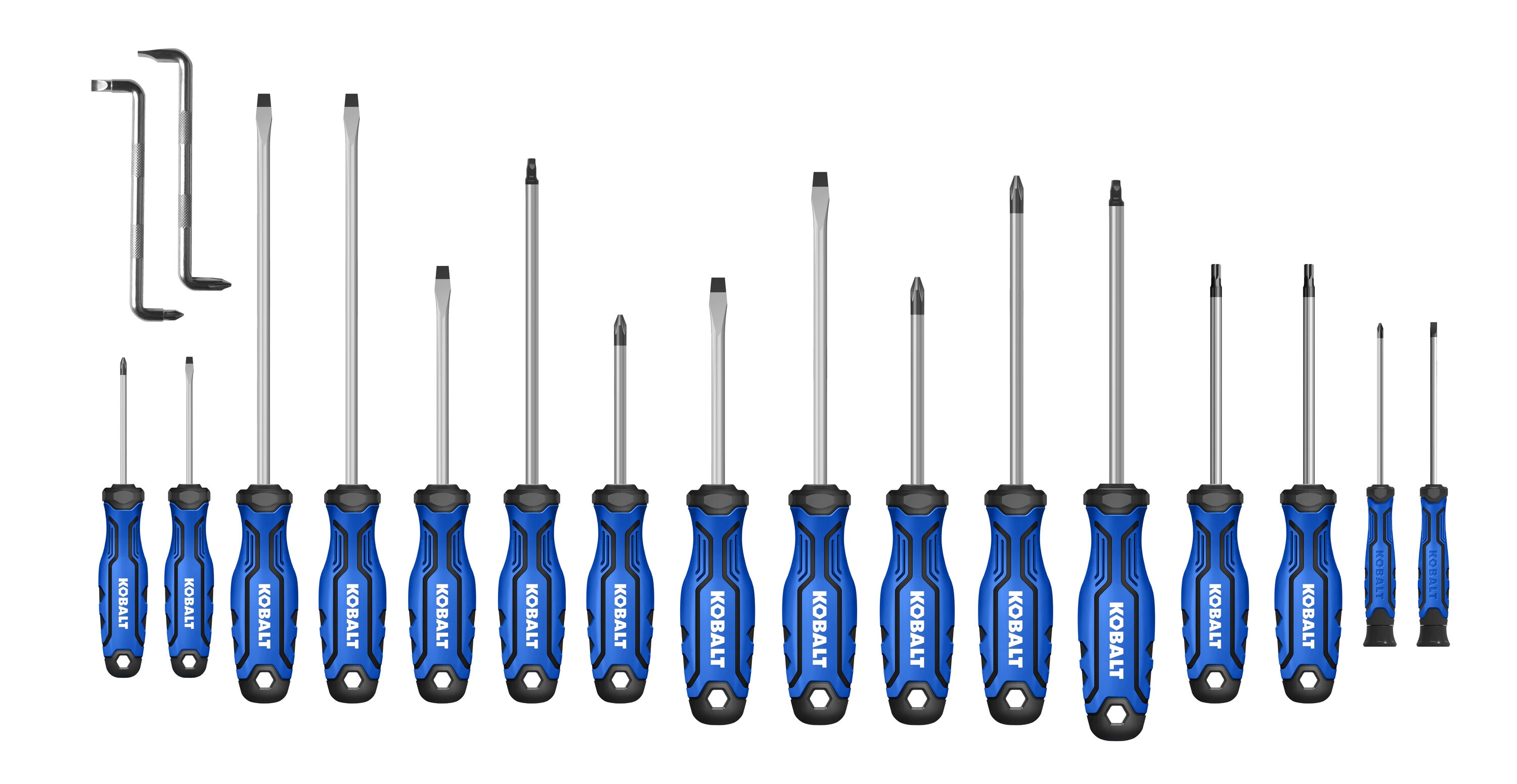 18-Piece Kobalt Plastic Handle Magnetic Assorted Screwdriver Set $20 at ...