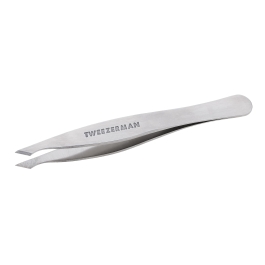 Tweezerman Stainless Steel Pointed Slant Tweezer + Free Micro Mini ...