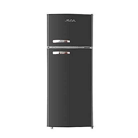 10-Cu. Ft. RCA Retro 2 Door Apartment Size Refrigerator with Freezer ...