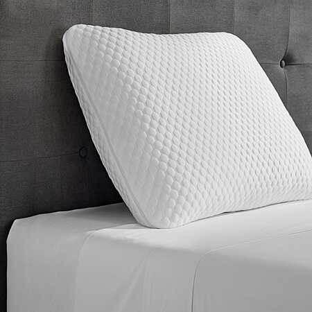 StyleWell Gel-Infused Memory Foam Standard Pillow w/ Removable Zip ...