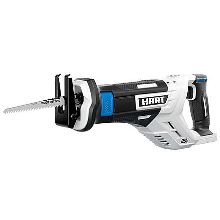 HART 20-Volt Reciprocating Saw w/ 2-Pack 2Ah Battery & Charger Starter ...