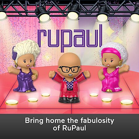 3-Piece Little People Collector Rupaul Special Edition Gift Set $3 ...
