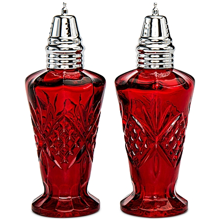 2-Piece Godinger Dublin Red Crystal Salt & Pepper Set $6 at Macy's w ...