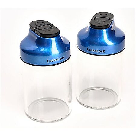 2-Pack LocknLock Stainless Steel & Glass Spice Shaker (4 Colors) $8 + Free Shipping