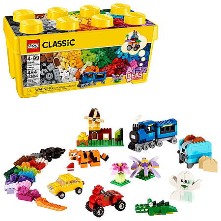 LEGO Classic Medium Creative Brick Box Building Toy Set + $5.25 Walmart ...