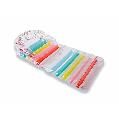 70" Packed Party 'Throw Confetti' Inflatable Confetti-Filled Pool Float ...