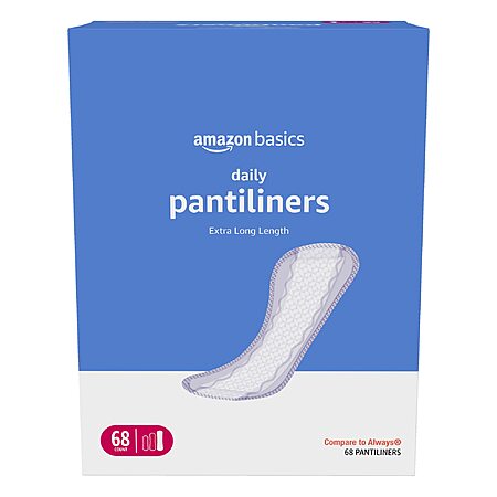 68-Count Amazon Basics Daily Pantiliner (Extra Long) $3.78 + Free ...