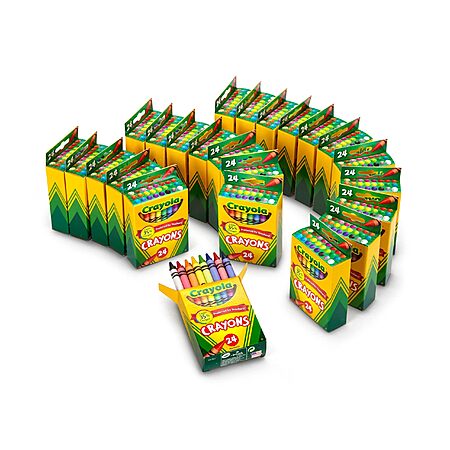 24-Pack 24-Count Crayola Crayons Packs $12 + Free Shipping w/ Prime or ...