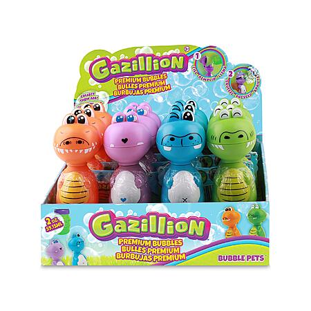 12-Piece Gazillion Bubbles Bubble Pets Party Pack w/ 4 Colors Stocking ...