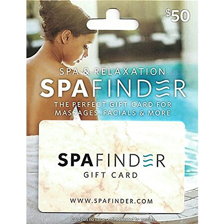 Spafinder $50 Gift Card + $5 Amazon Gift Card $40 + Free Shipping ...