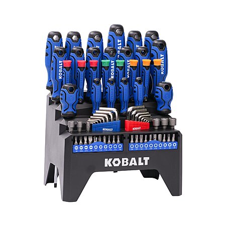 69-Piece Kobalt 6" Magnetic Multi-Bit Combination Tip Screwdriver Set w ...