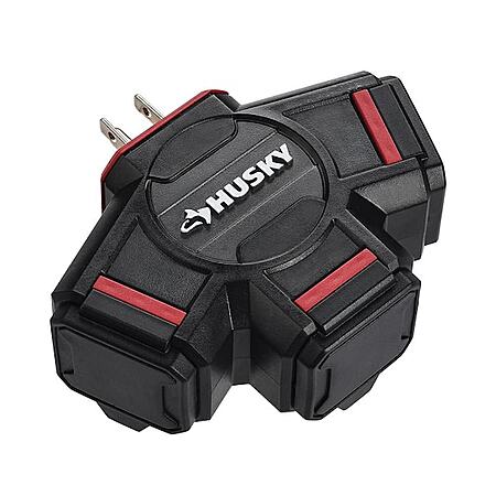 Husky Power Hub Extension Cord Adapter: 5-Outlet $10, 3-Outlet - 2025-12-08