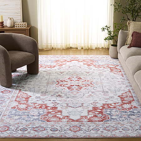 8' x 10' SAFAVIEH Arizona Seine Oriental Machine Washable Area Rug ...