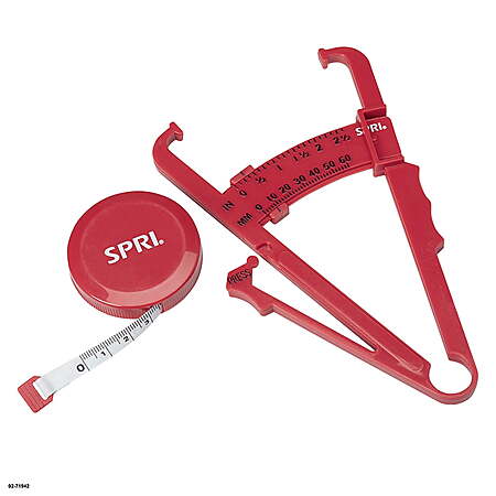 SPRI Total Body Measuring Kit w/ Caliper, Tape Measure and Chart $1.93 ...