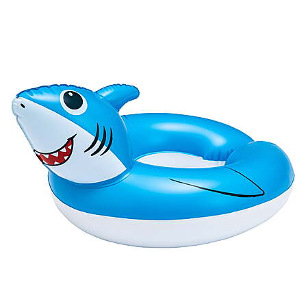 Bluescape Split Inflatable Swim Ring Pool Floats for Kids (Shark) $2.47 ...
