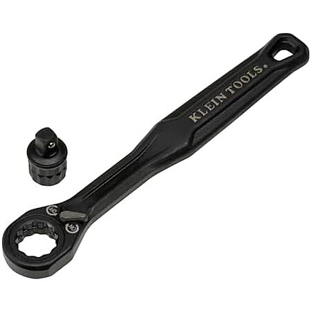 Klein Tools KNECT Pass Through Ratchet & 1/4" Socket Adapter Set ...