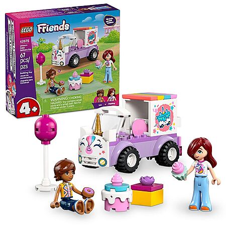LEGO Friends Unicorn Cake Delivery Car Building Kit (42675) $5.99 ...