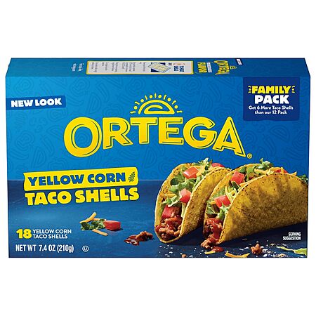 [Prime] 18-Count Ortega Yellow Corn Taco Shells $2.25 w/ S&S + Free ...