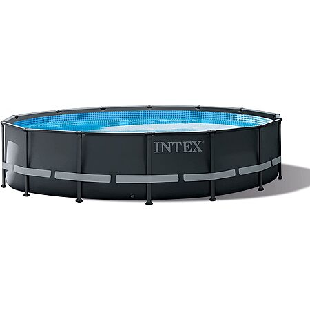 Intex Ultra XTR Frame 14' x 42" Round Above Ground Outdoor Swimming ...