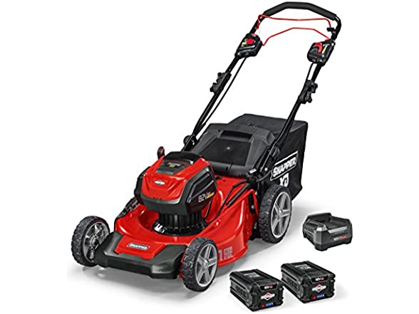 21" Snapper XD 82V Max Self Propelled Walk Mower w/ 2x 2Ah Batteries ...