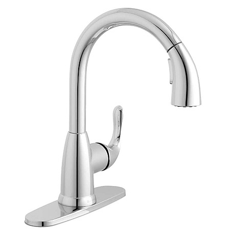Glacier Bay Dylan Single-Handle Pull-Down Sprayer Kitchen Faucet in ...