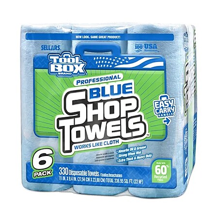 6 pack (rolls) Blue Shop Towel Roll, $9.99, free shipping, Rural King ...