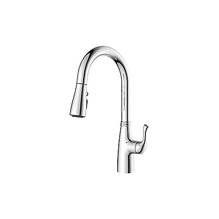 Amazon Basics - Pull-Down Kitchen Faucet with Perfect Slide and Fast ...