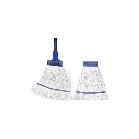 Heavy Duty Commercial Mop Industrial Cotton Mop with Extra Replacement ...