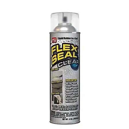 YMMV, 14oz, Flex Seal Flex Seal Spray Rubber Sealant Coating - Clear ...