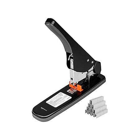 Amazon Basics Effortless Heavy Duty Stapler, 210 Sheets High Capacity ...