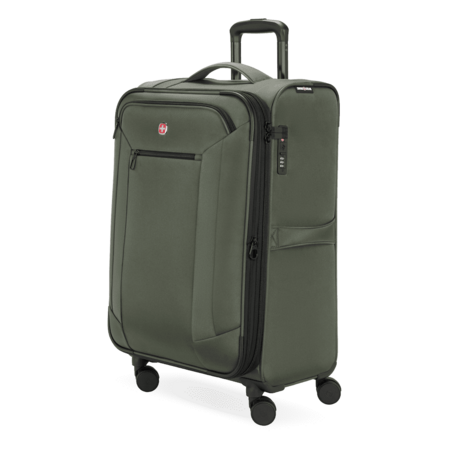 SWISSGEAR Stride Expandable Carry-On Spinner Luggage, 8 Wheels and ...