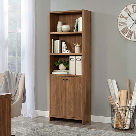 Mainstays Westley 5 Shelf Bookcase with Doors, 3 finishes, $71.86, FS ...